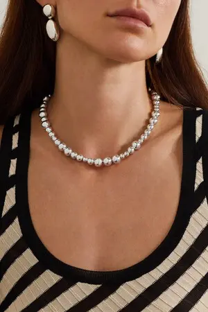 LIÉ STUDIO The Elly -plated Beaded Necklace