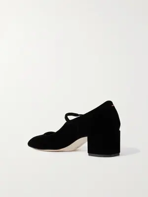 AeydĒ Aline Velvet Mary Jane Pumps