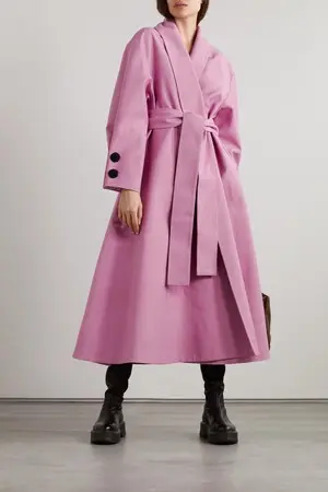 THE ROW Gina Silk Coat
