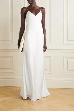 THE ROW Guinevere Silk-satin Maxi Dress