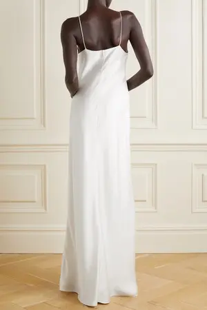 THE ROW Guinevere Silk-satin Maxi Dress