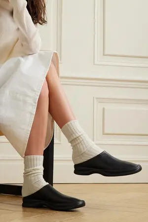 THE ROW Ribbed Cashmere Socks