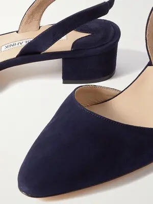 Manolo Blahnik Aspro 30 Slingback Pumps