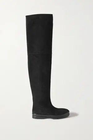 THE ROW Billie Suede Over-the-knee Boots