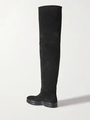 THE ROW Billie Suede Over-the-knee Boots