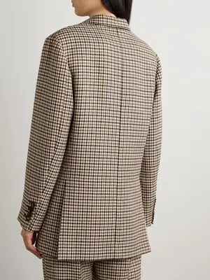 Veronica De Piante Sebastian Houndstooth Wool Blazer
