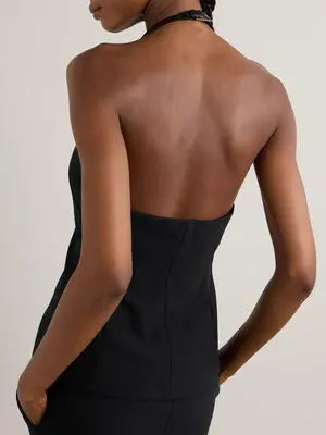 Attico Buckled Halterneck Top