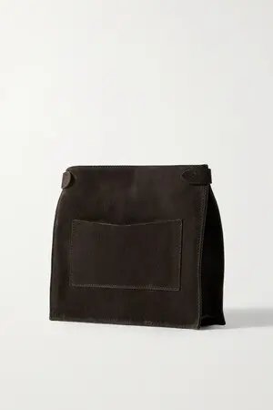 METIER Stowaway Suede Shoulder Bag - Brown