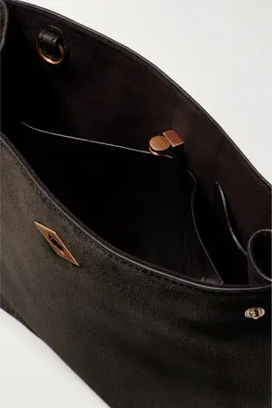 METIER Stowaway Suede Shoulder Bag - Brown