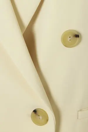 Vince Double-breasted Recycled-crepe Blazer