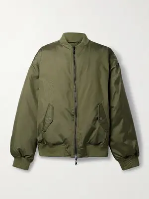 Wardrobe.NYC Reversible Quilted Shell Bomber Jacket