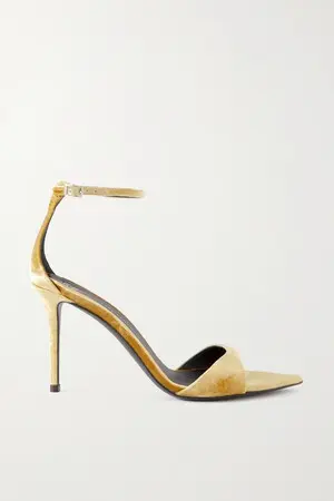 GIUSEPPE ZANOTTI Veronica Velvet Sandals