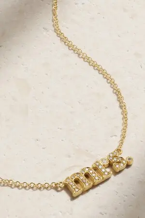 JENNIFER MEYER Mrs 18-karat Diamond Necklace