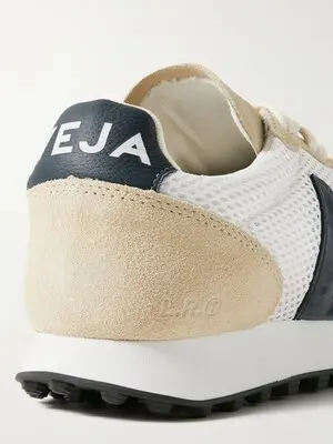 VEJA Rio Branco Light Leather-trimmed Sneakers