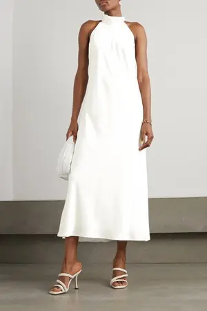 Galvan Sienna Halterneck Midi Dress