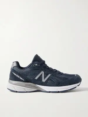 NEW BALANCE 990v4 Suede And Mesh Sneakers