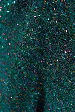 Loewe Knotted Sequined Knitted Skirt