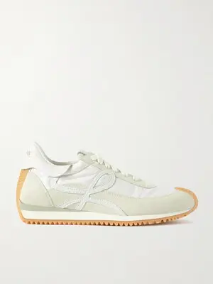 Loewe Flow Logo-appliquéd Sneakers - White
