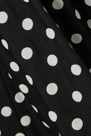 Erdem Penelope Belted Polka Dot Midi Dress
