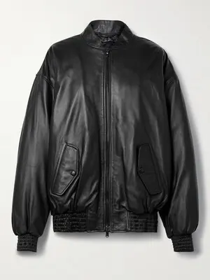 Wardrobe.NYC Leather Bomber Jacket