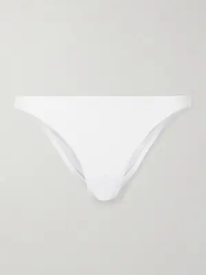 Melissa Odabash Tenerife Seersucker Bikini Briefs - White