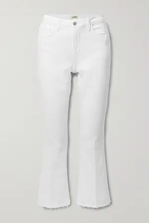L'Agence Kendra Cropped Flared Jeans
