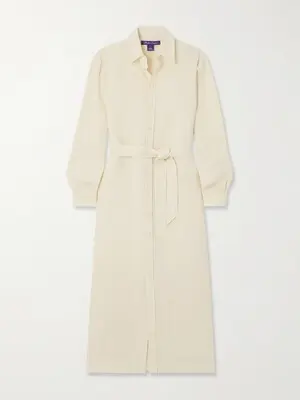 Ralph Lauren Vicki Linen Midi Shirt Dress