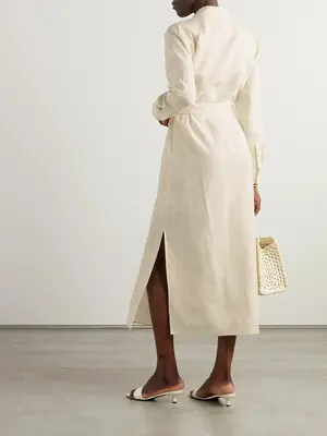 Ralph Lauren Vicki Linen Midi Shirt Dress