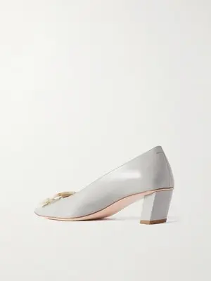 ROGER VIVIER Belle Vivier 45 Leather Pumps