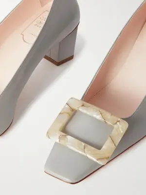 ROGER VIVIER Belle Vivier 45 Leather Pumps