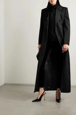 Wardrobe.NYC Stretch-velvet Leggings