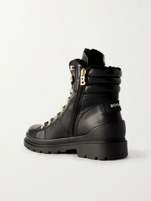 Bogner St. Moritz 9 Shearling-lined Leather Ankle Boots