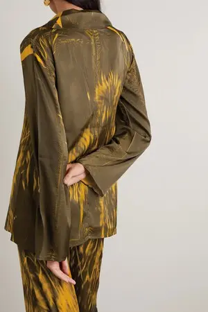 Ioannes Irene Printed Satin Shirt