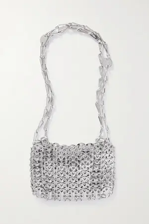 Rabanne 1969 Nano Chainmail Shoulder Bag - Silver
