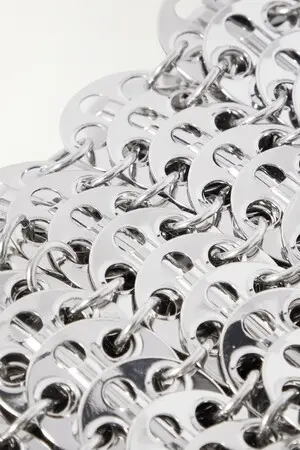 Rabanne 1969 Nano Chainmail Shoulder Bag - Silver