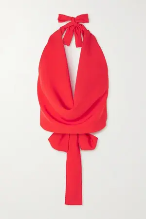 Gauchère Open-back Halterneck Top