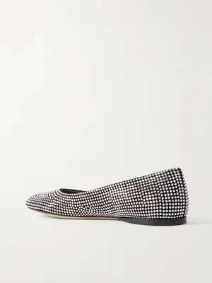 Loewe Crystal-embellished Ballet Flats