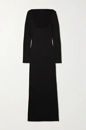 SKIMS Soft Lounge Ribbed Stretch-modal Maxi Dress
