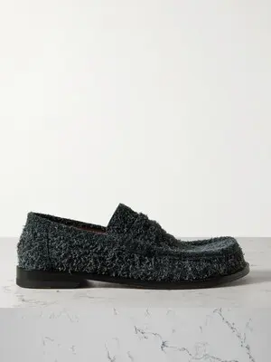 Loewe Campo Brushed Suede Loafers
