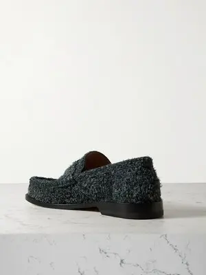 Loewe Campo Brushed Suede Loafers
