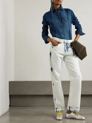 Loewe Pleated Denim Shirt