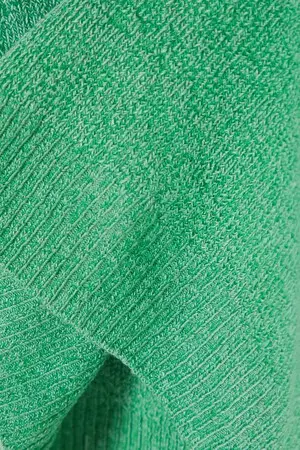 Jacquemus Cropped Cold-shoulder Linen Top
