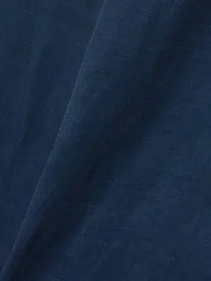 CORTANA Arco Belted Linen-blend Pants