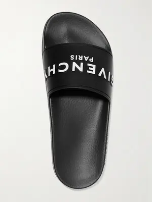 Givenchy Logo-print Rubber Slides