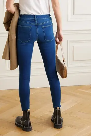 FRAME Le High Skinny Jeans - Blue