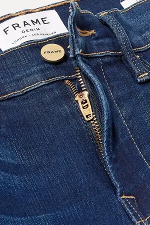 FRAME Le High Skinny Jeans - Blue