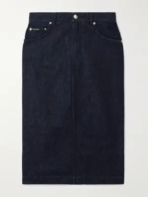 Dolce & Gabbana Stretch-denim Pencil Skirt