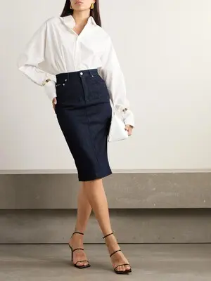 Dolce & Gabbana Stretch-denim Pencil Skirt