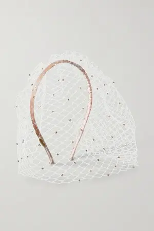 Eugenia Kim Halsey Embellished Headband - Pink