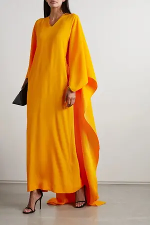 TALLER MARMO Net Sustain Eccomi Cape-effect Gown